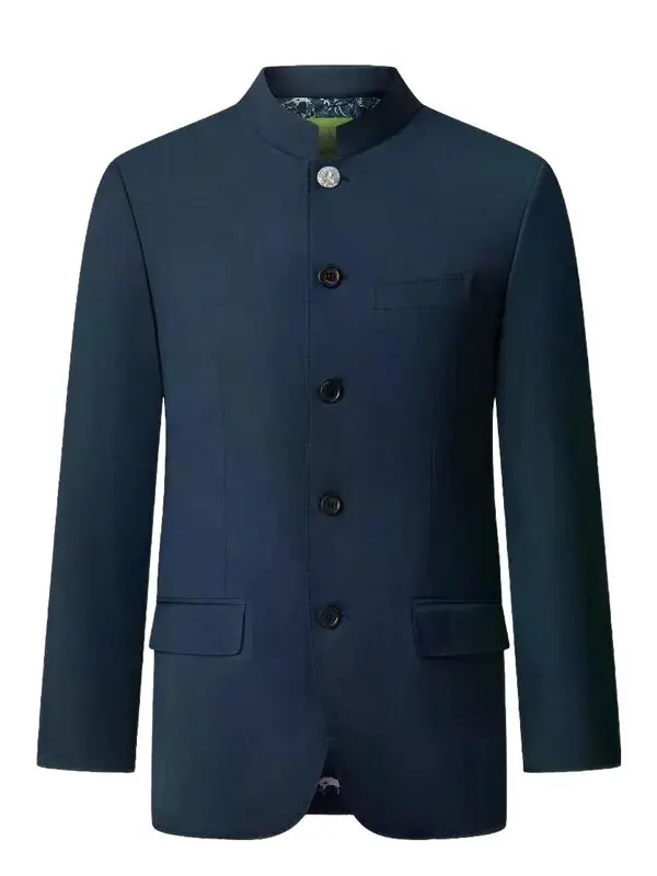 Shanghai Tang Five-button Jacket - Blue