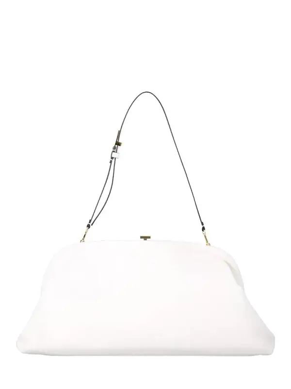 Alberta Ferretti Leather Clutch - White