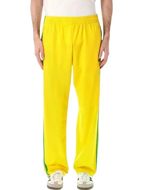 Adidas Side-stripe Trousers - Yellow