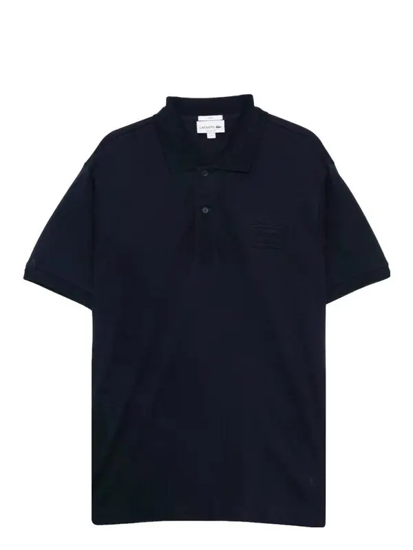 Lacoste Logo-embroidered Polo Shirt - Blue
