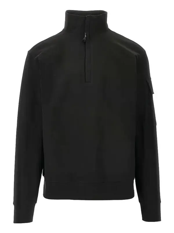 C.P. COMPANY Metropolis Half-zip Sweater - Black