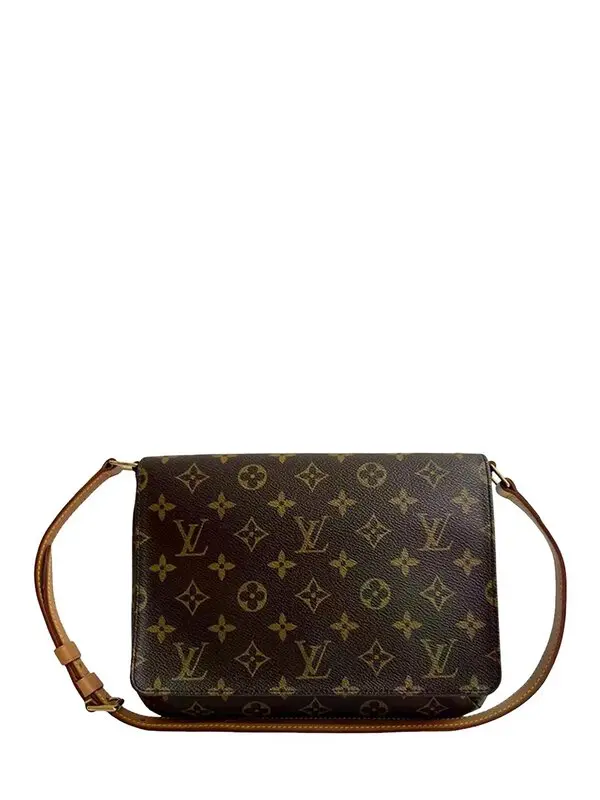 LOUIS VUITTON 2002 Monogram Musette Tango - Brown