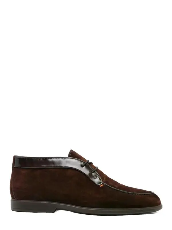 Santoni Lace-up Desert Boots - Brown