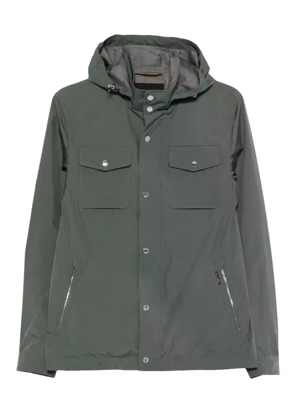 MOORER Fenzi Hooded Jacket - Green