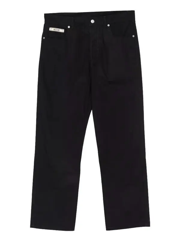 Moschino Logo-detail Trousers - Blue
