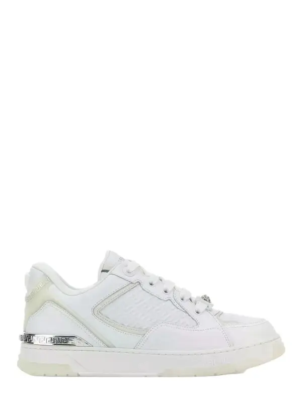 Versace Leather Sneakers - White