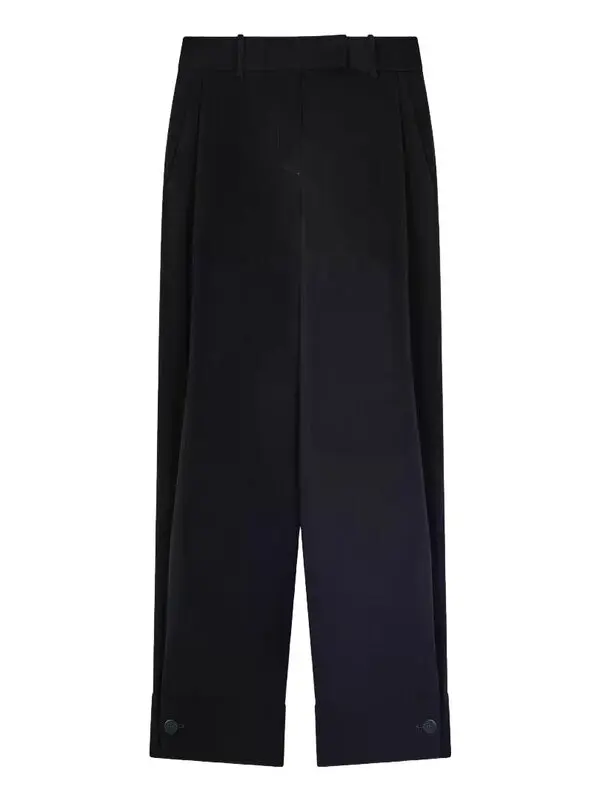 Giorgio Armani Silk Trousers - Black