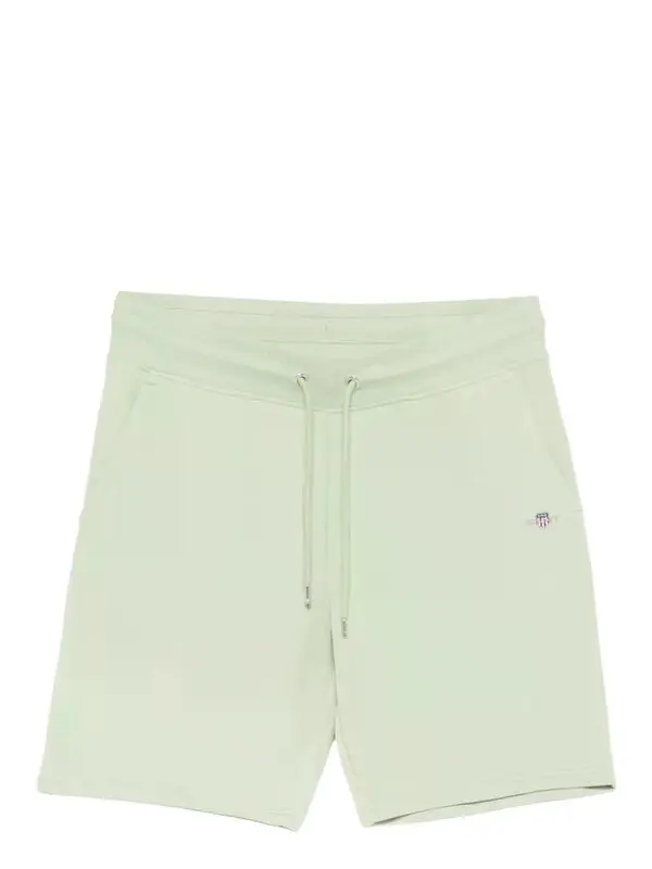 Gant Embroidery Drawstring Shorts - Green