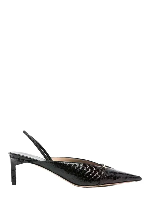 TOM FORD Sling-back Leather Pumps - Black