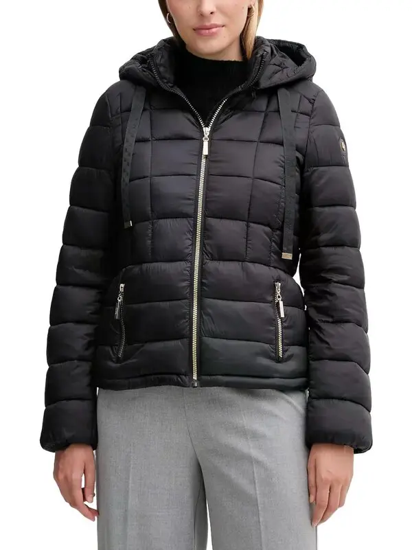 GAUDI Hooded Puffer Jacket - Black