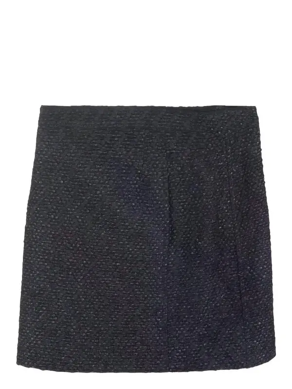 Balenciaga Wool Mini Skirt - Black
