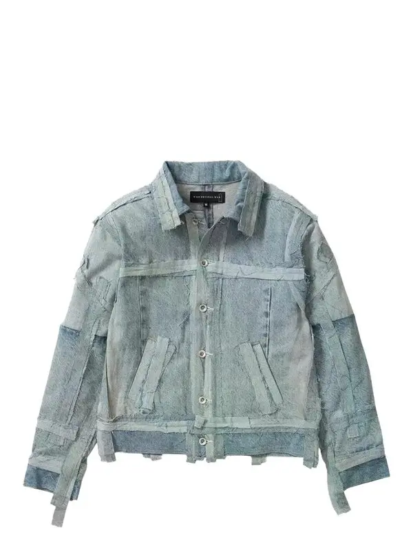 WHO DECIDES WAR BY EV BRAVADO Button-up Jacket - Blue