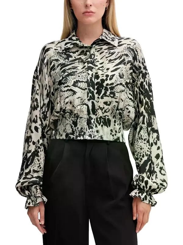 GAUDI Printed Long-sleeved Shirt - Neutrals