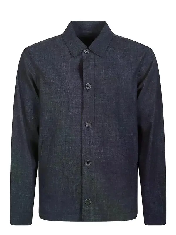 Herno Button-up Shirt Jacket - Blue