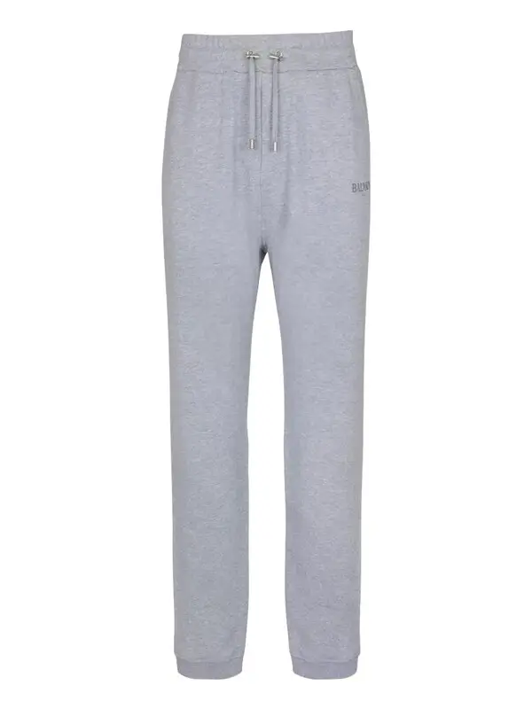 Balmain Logo-print Drawstring Track Pants - Grey