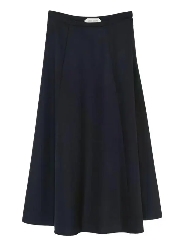 Alberta Ferretti A-line Midi Skirt - Blue