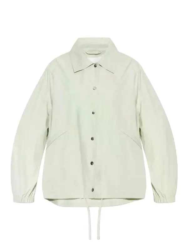 JIL SANDER Button-up Cotton Jacket - Green