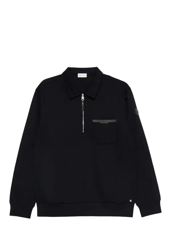 Moncler Zip-up Sweater - Blue