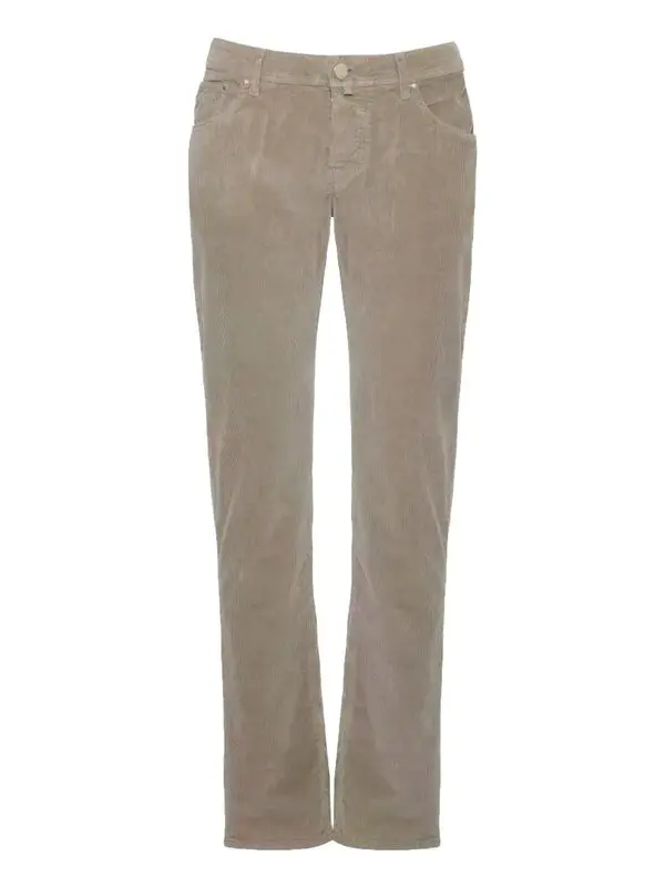 Jacob Cohen Corduroy Trousers - Brown