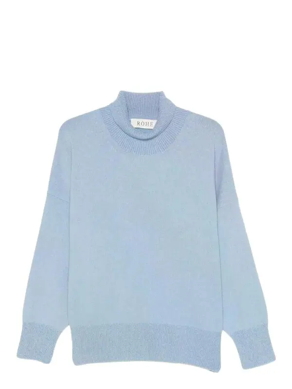 RÓHE Turtleneck Sweater - Blue