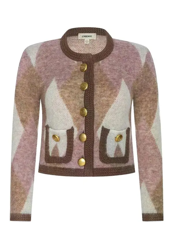 L'Agence Siobhan Argyle Cardigan - Neutrals