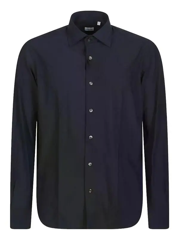 ORIAN Long-sleeve Buttoned Shirt - Blue