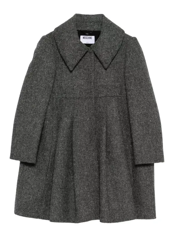 Moschino Flared Coat - Grey