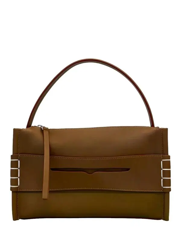 JW Anderson Loafer Top Handle Bag - Brown