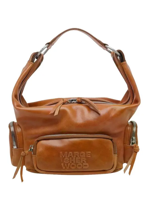 MARGESHERWOOD Leather Shoulder Bag - Brown