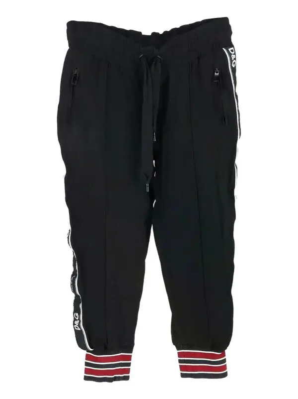 Dolce & Gabbana Logo-trimmed Track Pants - Black
