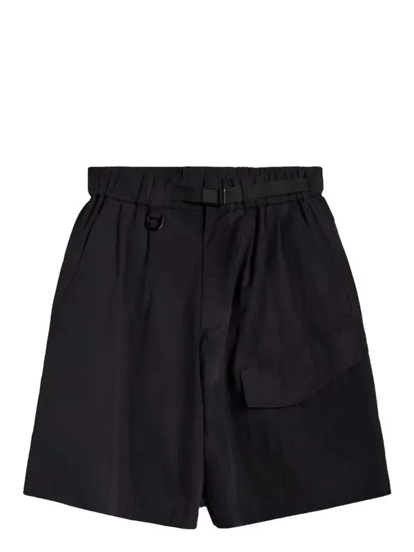 Y3 Belted Shorts - Black