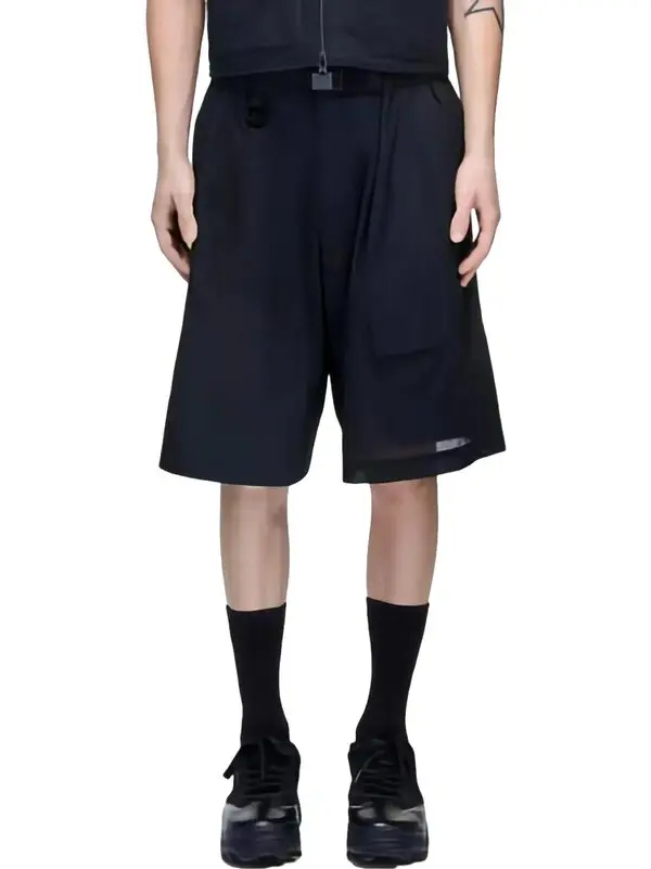 Y3 Belted Shorts - Black