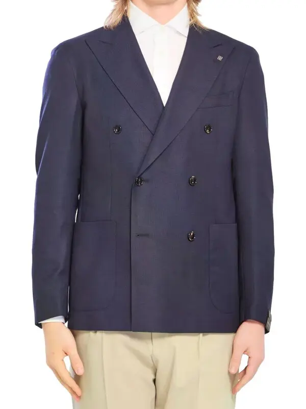 Tagliatore Double-breasted Jacket - Blue