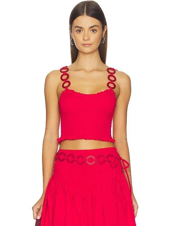 SAUDADE Solly Set Top - Red