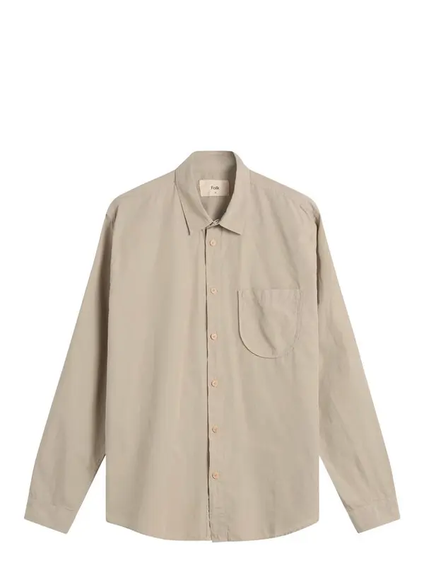 Folk Curve Shirt - Silver Sage