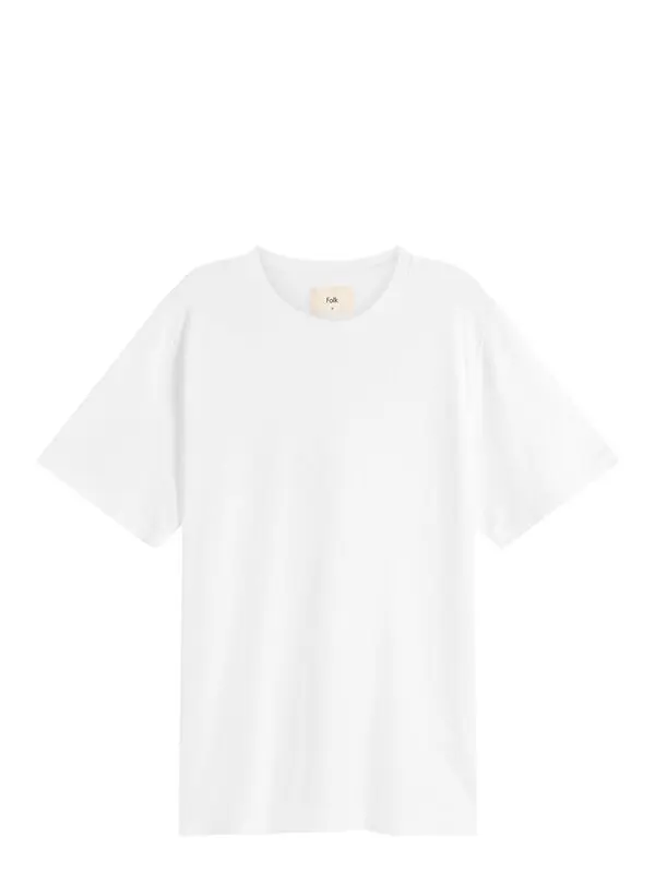 Folk Textured T-shirt - White