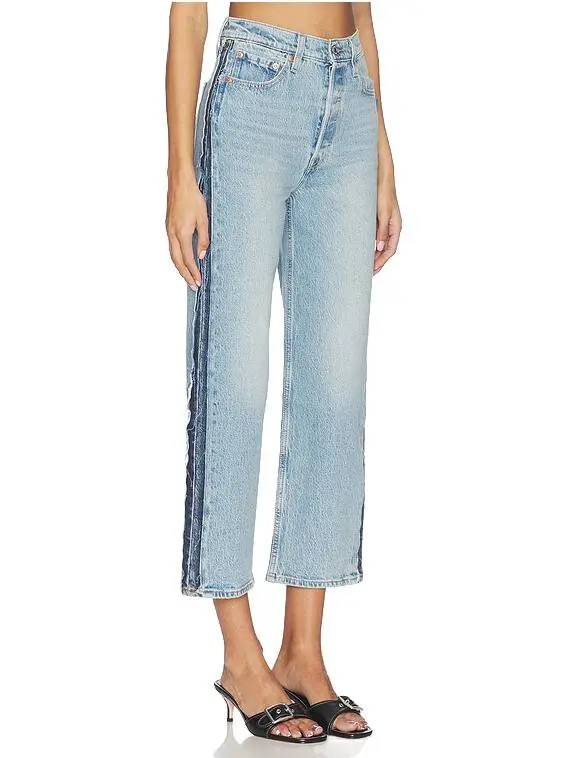 LEVI'S Ribcage Ankle Decon Straight Jeans - Blue