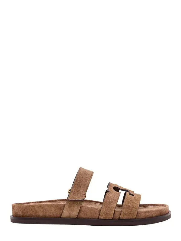 Tory Burch Ines T Slide Sporty Sandal - Brown