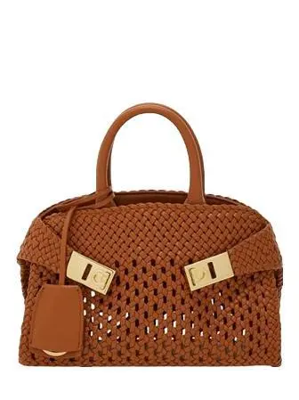 FERRAGAMO Hug Handbag Xs - Brown