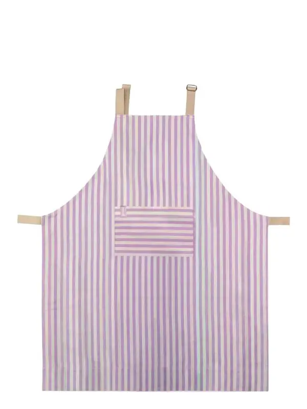 PIP STUDIO Striped Apron - Purple