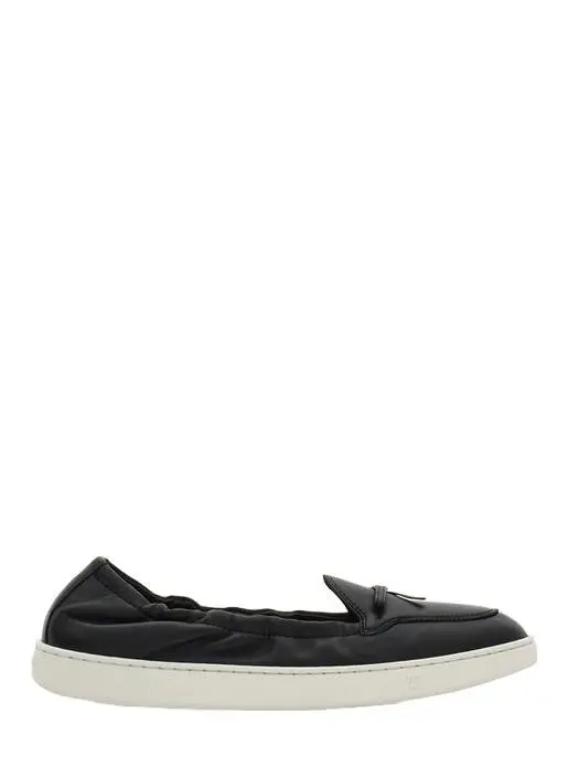 FERRAGAMO Flexible Loafer With Bow Detailing - Black