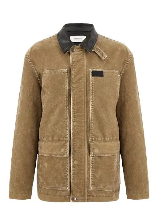 FERRAGAMO Utility Blouson - Natural