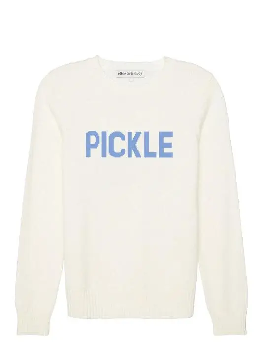 ELLSWORTH + IVEY Classic Crew Pickle Pullover - Natural