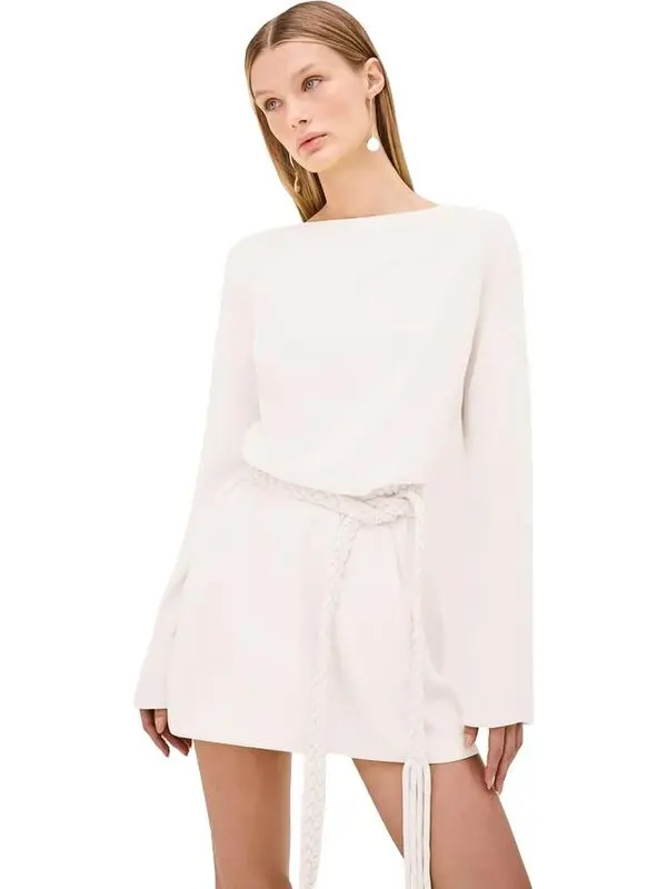 Alexis Angelie Mini Dress - Neutral