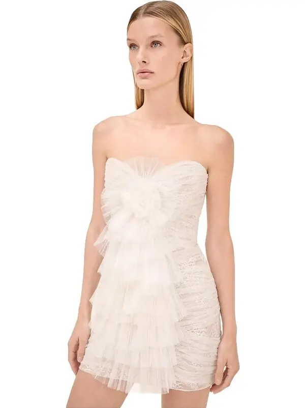 Alexis Eva Mini Dress - White