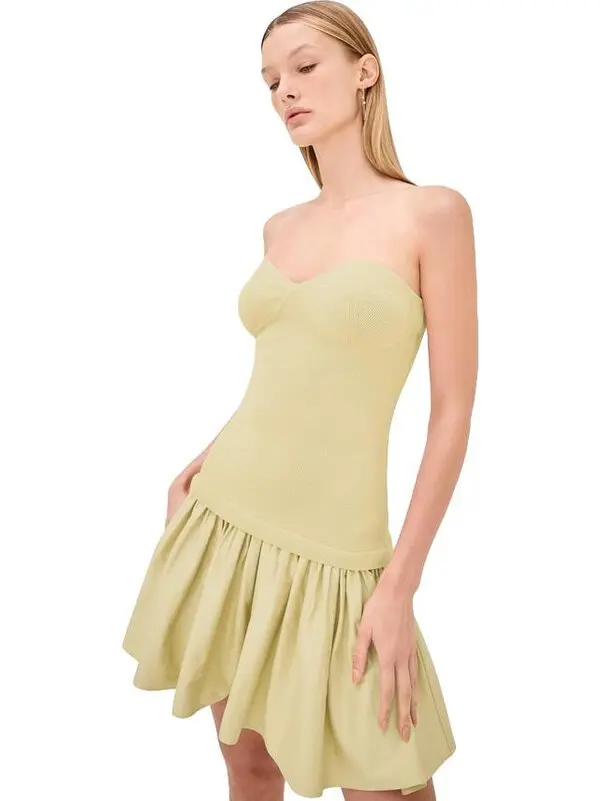 Alexis Dasia Strapless Mini Dress - Green
