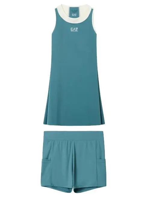 EA7 Tennis Pro Dress With Shorts - Green