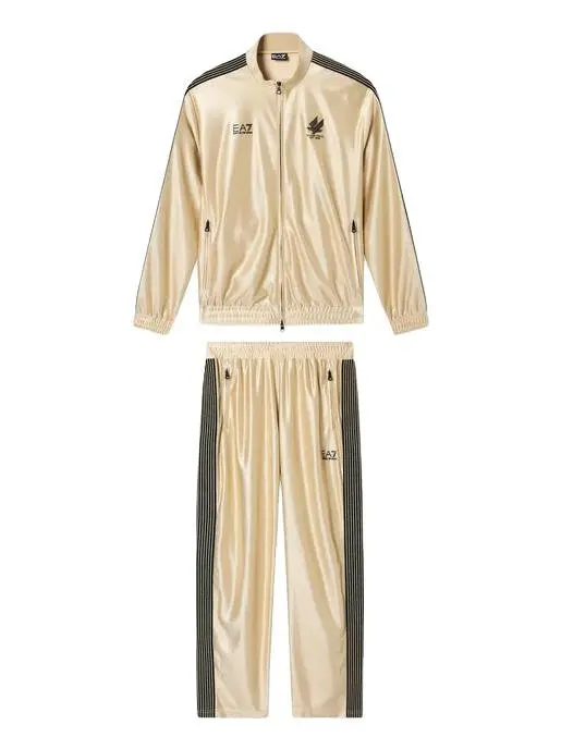 Emporio Armani Soccer Technical-fabric Tracksuit - Gold