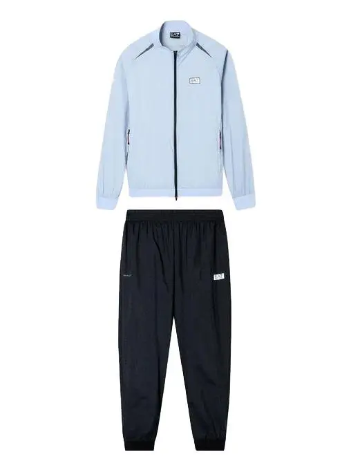 Emporio Armani Dynamic Athlete Tracksuit In Ventus7 Technical Fabric - Natural