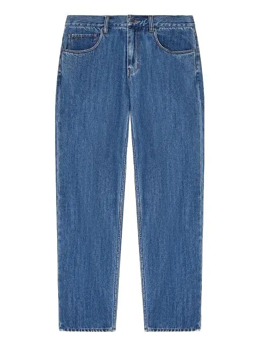 Emporio Armani J73 Loose-fit Jeans In Lyocell-blend Denim - Blue